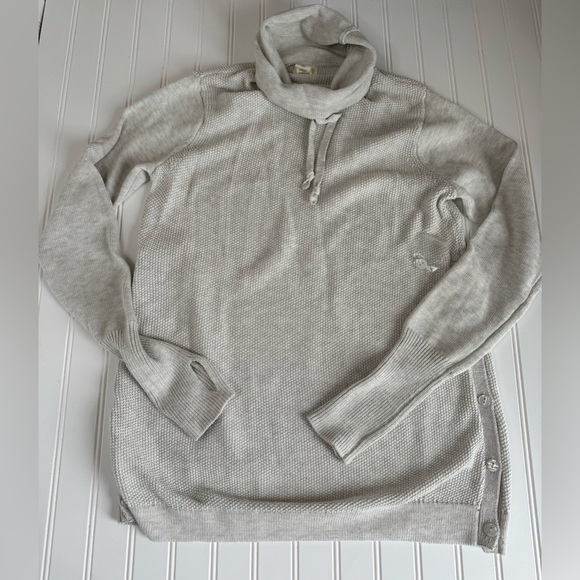 Sigrid Olsen | Sweaters | Sigrid Olsen Medium Gray Cowl Turtleneck ...
